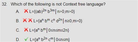 Theory Of Computation Context Free Language