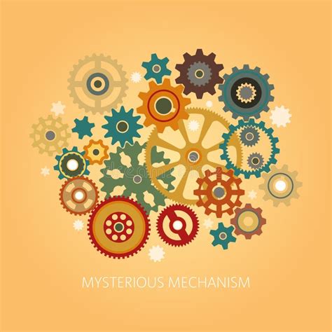 meccanismo complesso illustrazione vettoriale illustrazione di disegno 69238191