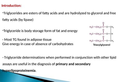 Triglyceride Estimation In Serum Enzymatic Method Ppt