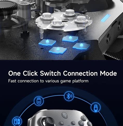 Easysmx X10 Hall Effect Controller No Drift No Deadzonewireless Bluetooth Controller With