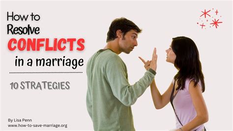 10 Strategies To Resolve Conflicts In A Marriage Cheat Sheet How To