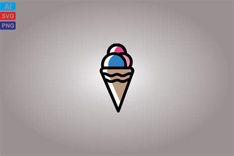 Ice Cream Cone Graphic By Faisol2486 · Creative Fabrica
