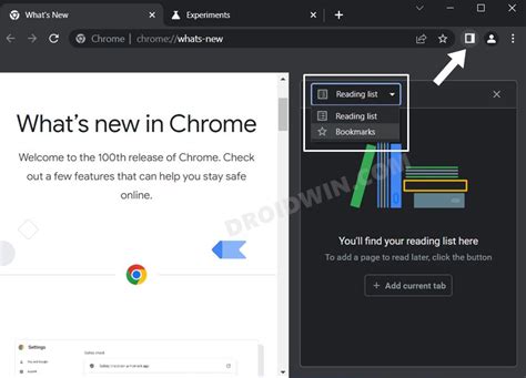 How To Disable Bookmarks Side Panel In Google Chrome DroidWin