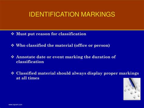 Ppt Marking Classified Material Powerpoint Presentation Free