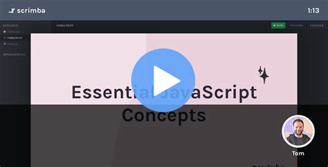 Essential Javascript Concepts Intro