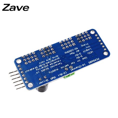 Penggerak Servo Pwm 16 Saluran Zave Pengontrol Robot Antarmuka Iic