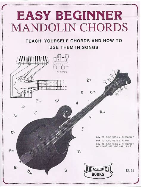 Easy Beginner Mandolin Chords Teach Yourself Chords And Reverb Uk