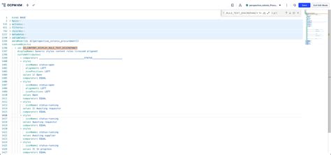 Editing Views For The Object Centric Open Purchase Order Management App