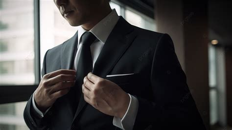 정장을 입은 남자가 셔츠를 입고 있다 그의 양복의 칼라를 수정하는 사업가 고화질 사진 사진 드레스 셔츠 배경 일러스트 및 사진 무료 다운로드 Pngtree