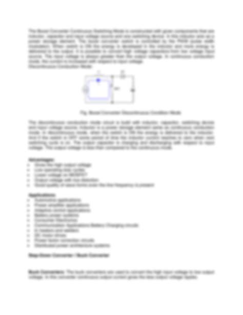 SOLUTION Switching Voltage Regulators Studypool