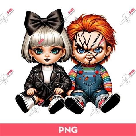 Chicano Chucky And Tiffany Doll Png Horror Couple Chicano Png Svg