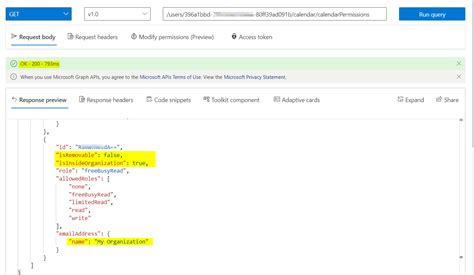 Create Calendar Permissions In Microsoft Graph Api Not Removable By End