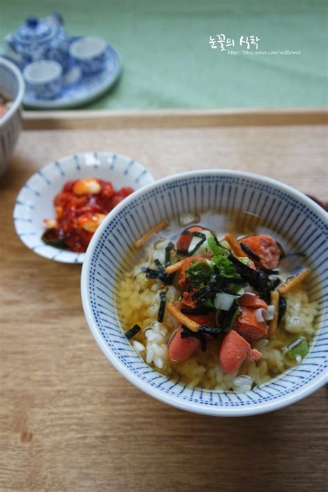 명란 오차즈케 만드는 법