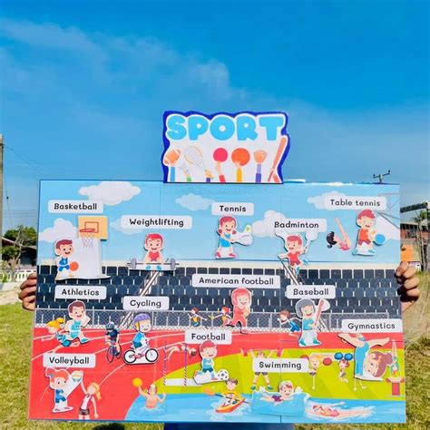 ทำสื่อเรื่อง”กีฬา”กันค่ะ ใบงานและสื่อ By ห้องครูตาแต๊บ