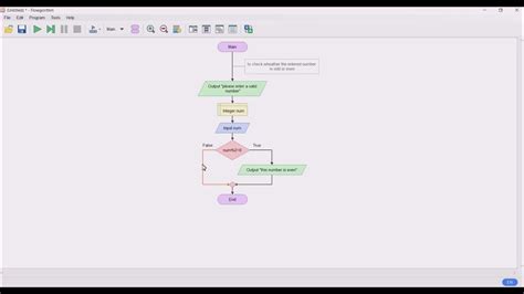 Odd Or Even Number Flowgorithm Tech With Triple J Youtube