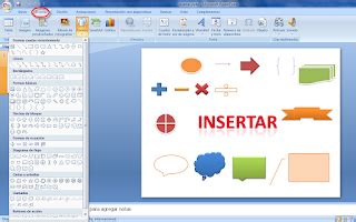 Blog de Tecno e Informática Insertar Formas Realizar los siguientes 3 ejercicios