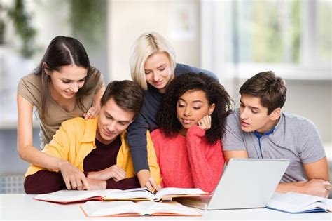 Premium Photo Young Students Studying In Class Room