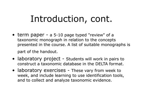 Ppt Plant Systematics Introduction Powerpoint Presentation Free Download Id 1460431