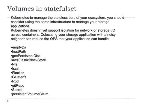 Stateful Set In Kubernetes Implementation And Usecases Pptx Cloud Computing Internet