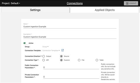 Custom Connections Dataforge