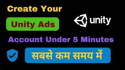 How To Create Unity Ads Account 2022 In Hindi Video 85 Youtube
