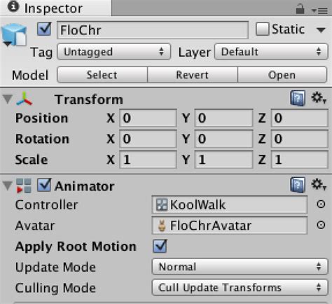 Unity Looping Motions With New Anim System SPACE PLACE INTERFACE