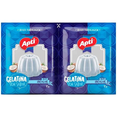 Gelatina Sem Sabor Incolor Apti 24g Carrefour Carrefourbrfood