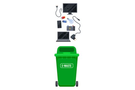 E Waste Container Trash Sorting And Gar Graphic By Ladadikart E Waste Container Trash Sorting And Gar Graphic By Ladadikart
