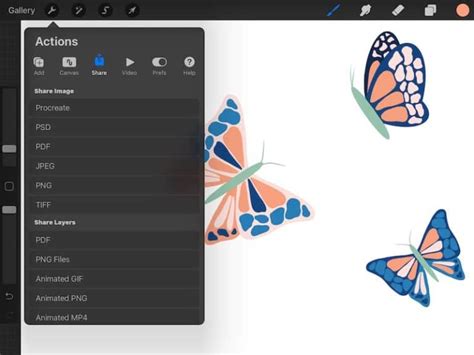How To Export Procreate Files Quickly And Easily Adventures With Art