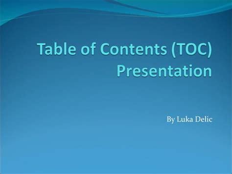 Toc PPT