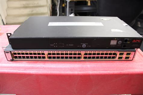 APC Automatic Transfer Switch Bypass Switch Power Converters And Cisco Catalyst Property Room