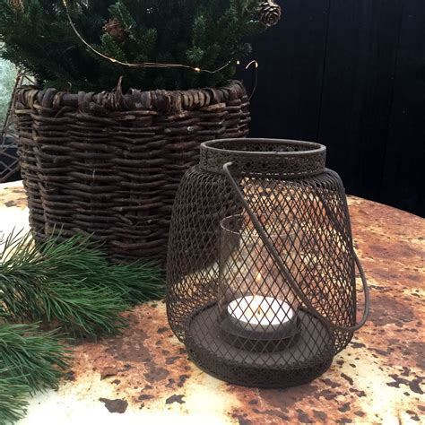 Antique Rust Hanging Lantern Baxter And Co Home