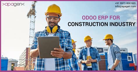 Odoo For Construction Company Must Have Features Odoo India