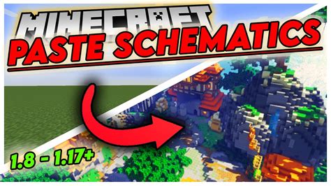 How To Paste Schematics In Minecraft 1 8 1 17 1 YouTube