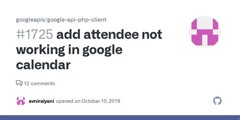 Add Attendee Not Working In Google Calendar Issue Googleapis