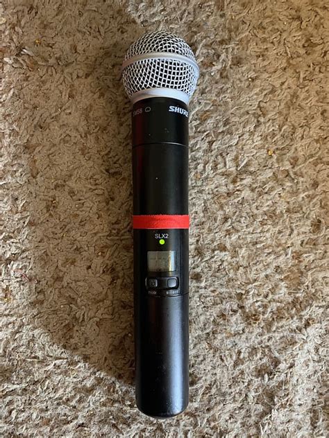 Shure Slx2 H5 518 542 Mhz Wireless Handheld Microphone Reverb