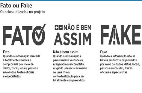 Fato Ou Fake Saiba Como Identificar Se Um Conteúdo é Falso Fato Ou