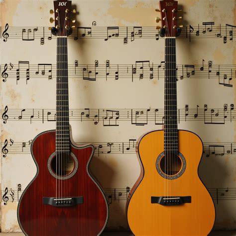 Guitar And Treble Clef Combination Stable Diffusion Online