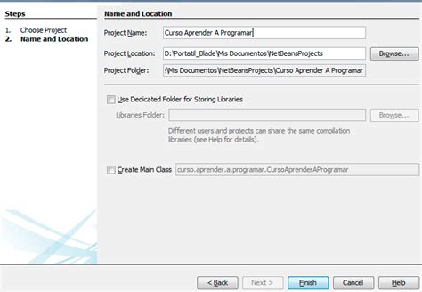 Creación De Un Proyecto Java Usando Netbeans