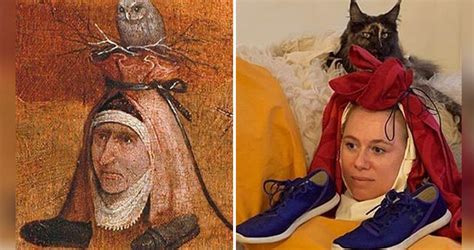 While In Lockdown People Have Accepted The Challenge Of Recreating Well Known Artworks And Its