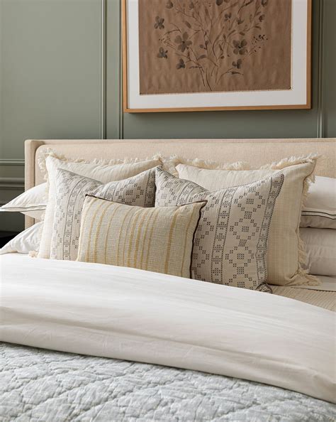 Barnes Pillow Cover Block Printed Pillows Pillows Stripe Pillow