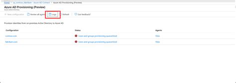 Solução De Problemas Do Microsoft Entra Cloud Sync Microsoft Entra Id