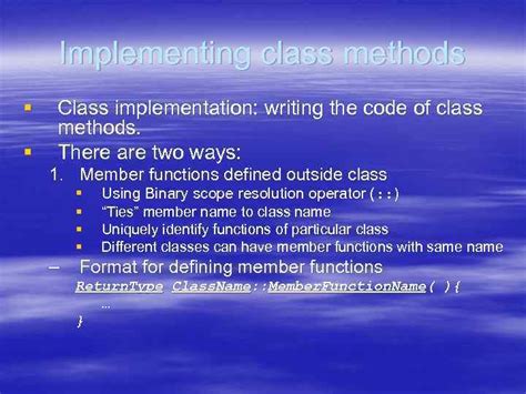 C Classes Object Oriented Programming Object