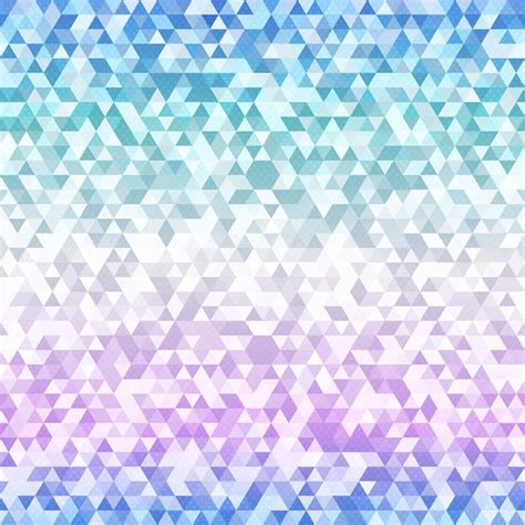 Premium Vector Pastel Color Triangle Seamless Pattern