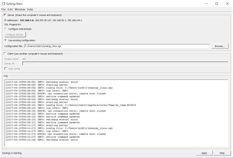 Connection Lost With ERROR Ipc Connection Error General Discussion Symless Forums