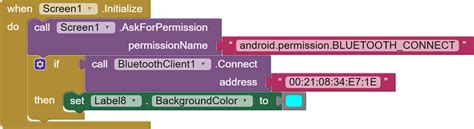 App Not Responding After Bluetooth Connection Mit App Inventor Help Mit App Inventor Community