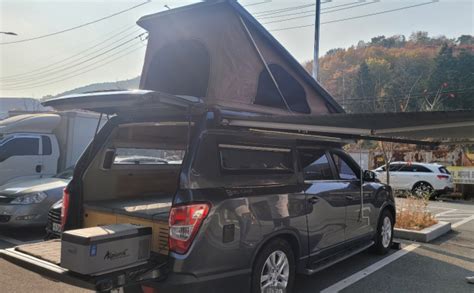 렉스턴스포츠칸 2019년형 캠핑카개조차량 매도가 문의드립니다 지식in