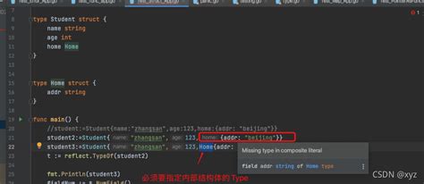 Go语言 【结构体】 初始化内嵌结构体如何初始化 内嵌的 结构体 Csdn博客
