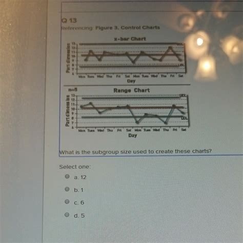 Solved O 13 Referencing Figure 3 Control Charts X Bar Chart