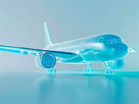 Augmented Reality Airplane Jet Engine Simulation Advanced Industry